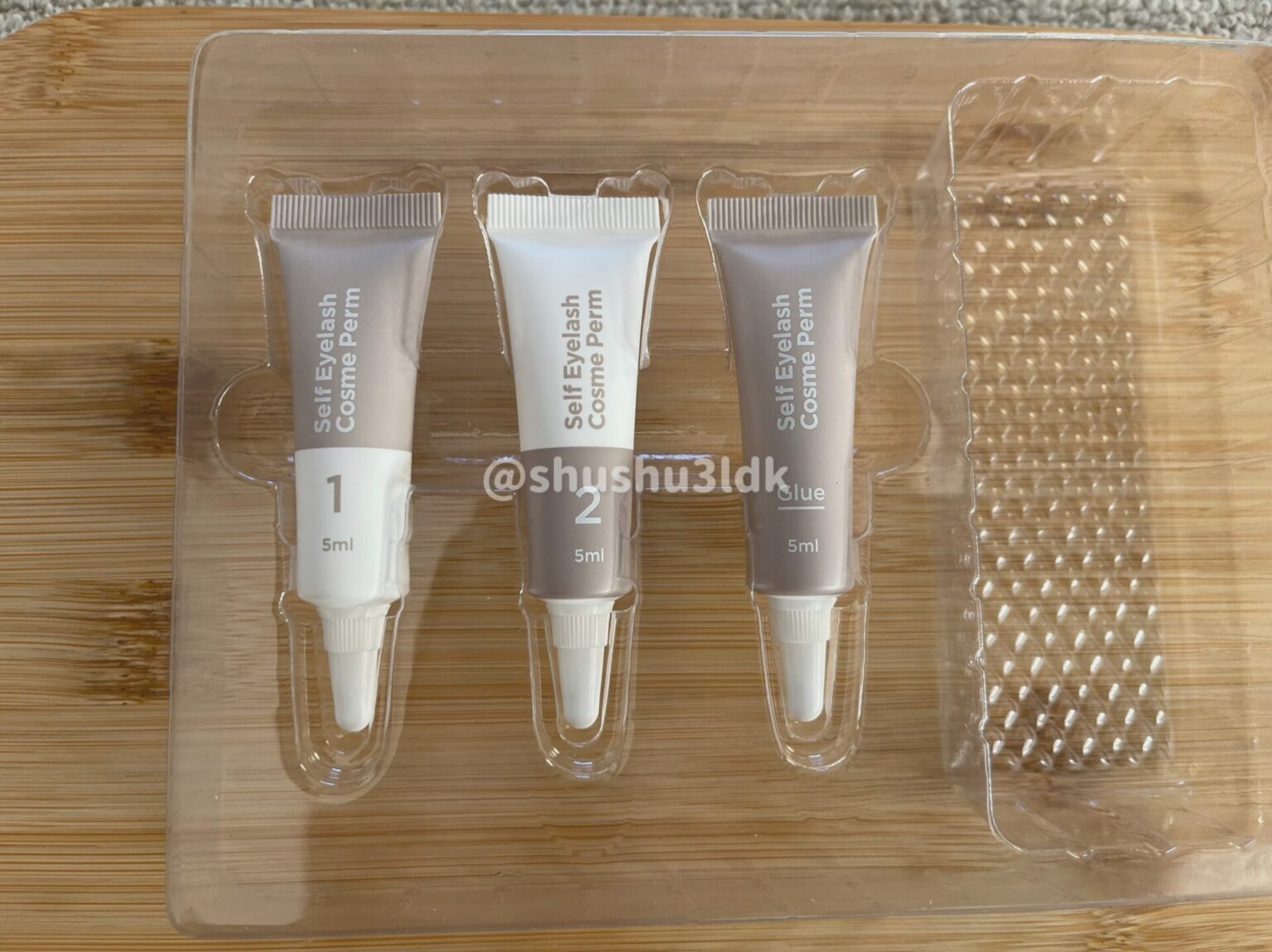 【買ってきた】3COINSからセルフまつパキットが発売！？詳しく調べてみましたしゅしゅファミリー